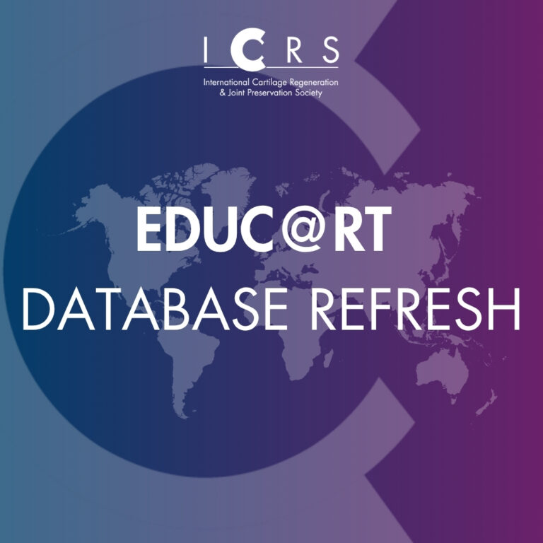 EDUC@RT Database Refresh in 2026 - cartilage.org